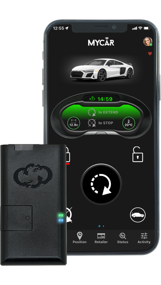 MyCar2 - vehicle smartphone control and tracking.