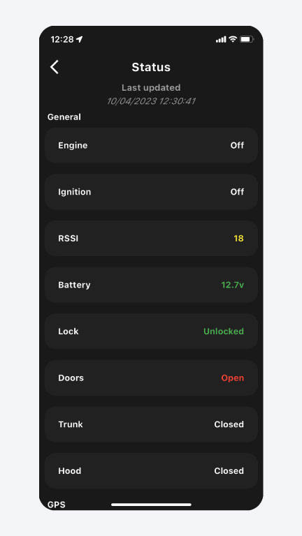 MyCar2 - vehicle smartphone control and tracking.