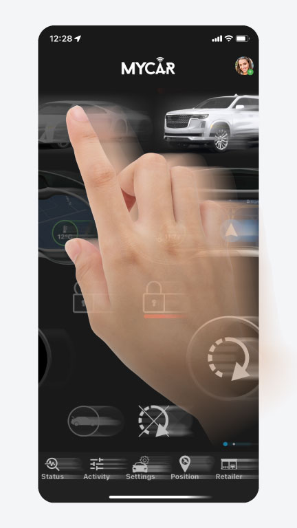 MyCar2 - vehicle smartphone control and tracking.